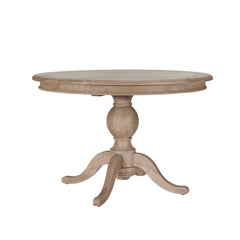 Belmont Round Dining Table Weathered Oak