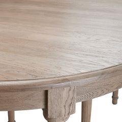 Brunswick Extending Weathered Oak Dining Table