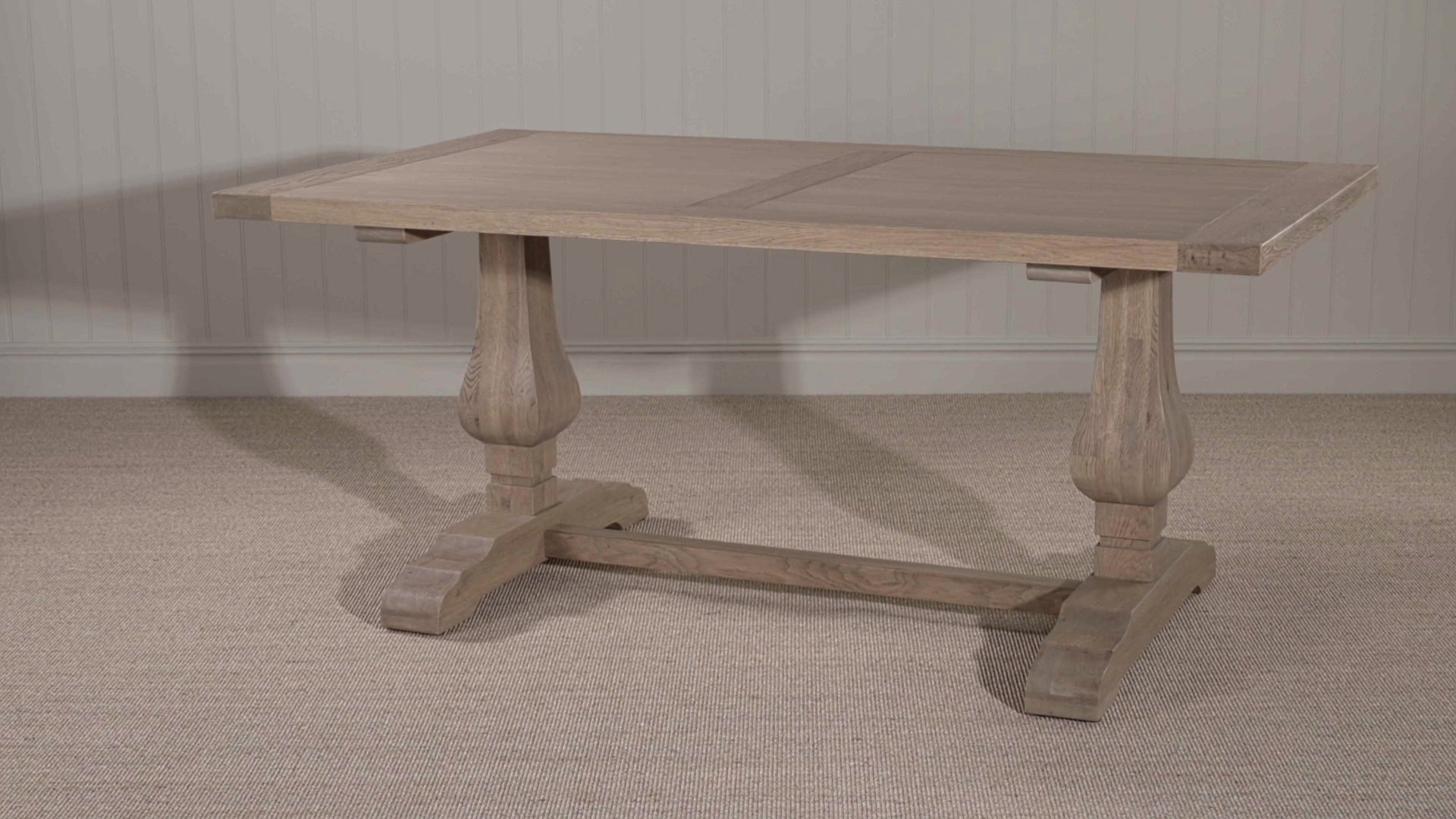 Weathered Oak Dining Table | Belvedere Dining Table – La Residence ...