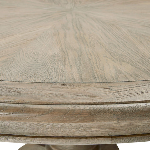 Round Oak Dining Table Belmont