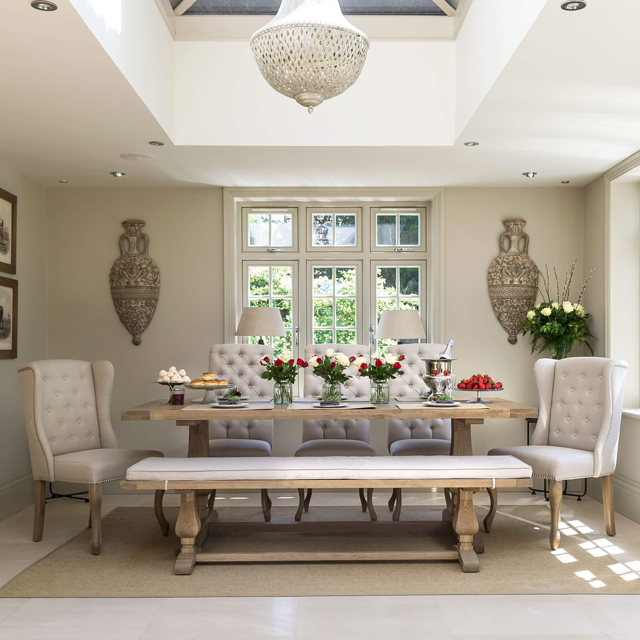 Weathered Oak Dining Table | Belvedere Dining Table – La Residence ...